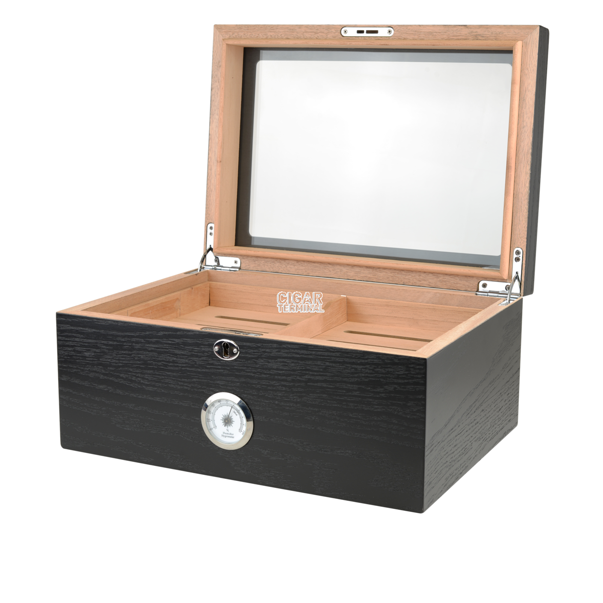 Milano Glasstop Humidor - 75 cigars