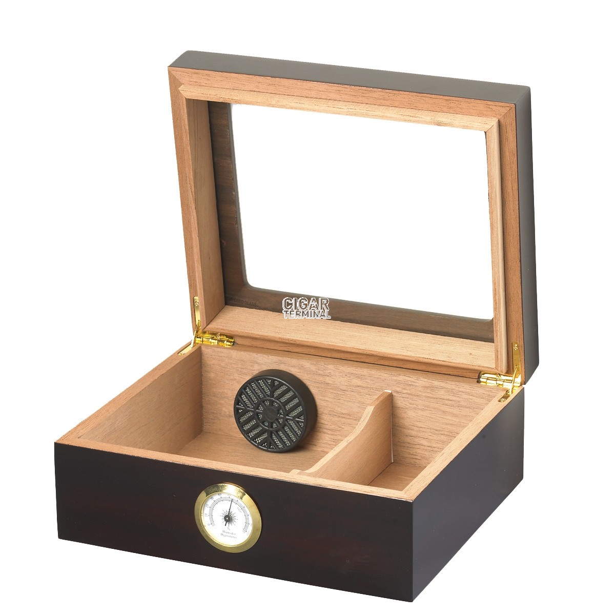 Capri Mahogany Humidor - 50 cigars
